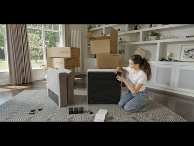 Sectional U Shaped Modular Sofa Couch With Storage Chaises Honbay